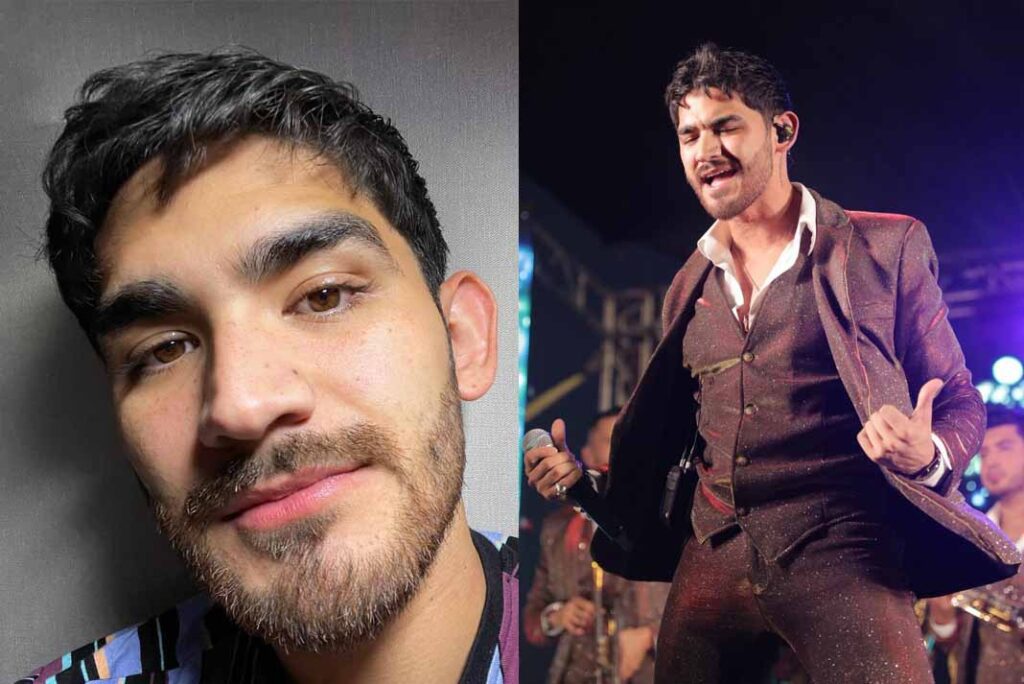 Totalmente desnudo, vocalista de El Recodo promociona su nuevo tema ...